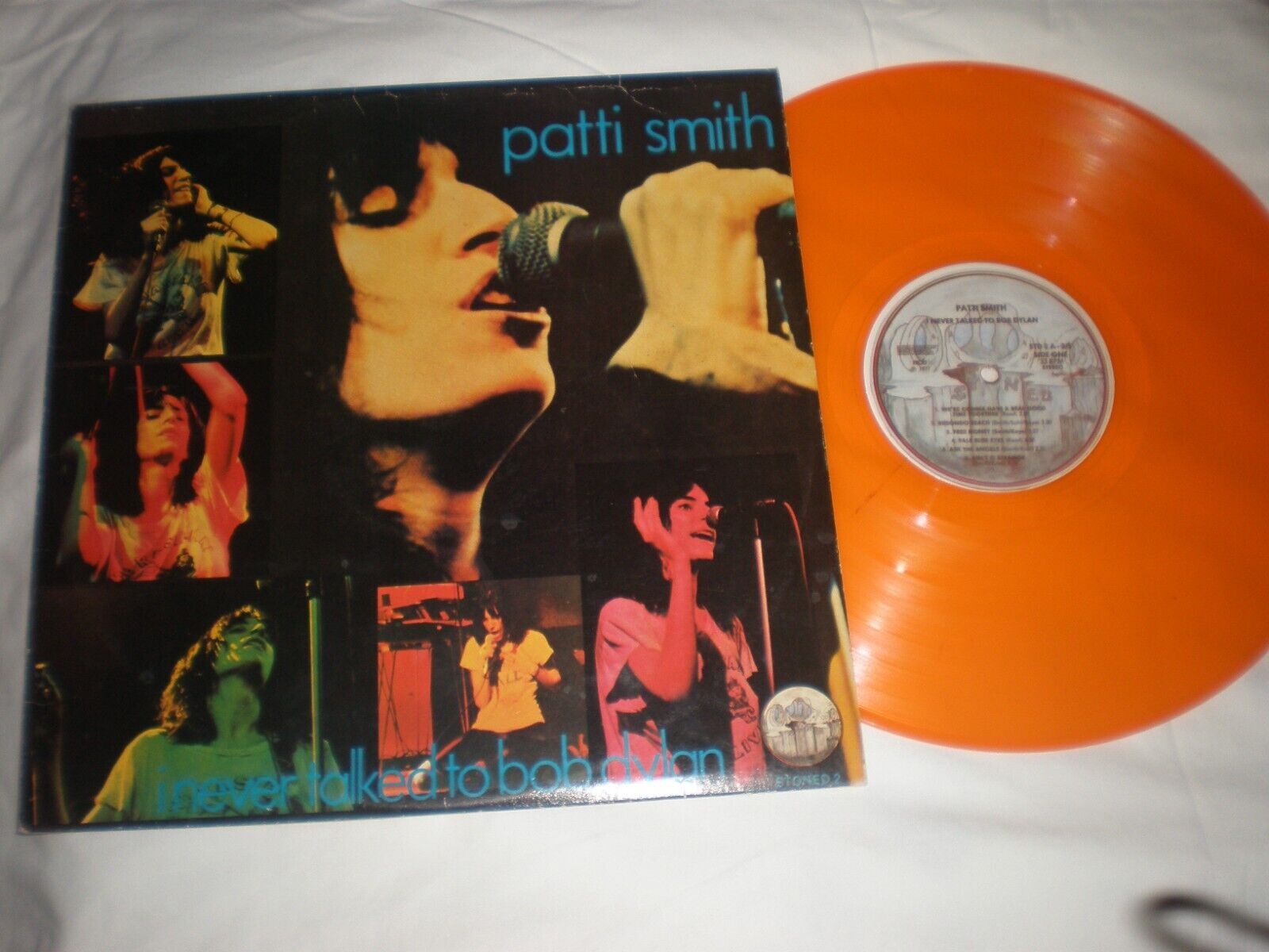 popsike.com - Patti Smith - I Never Talked To Bob Dylan RARE orange ...