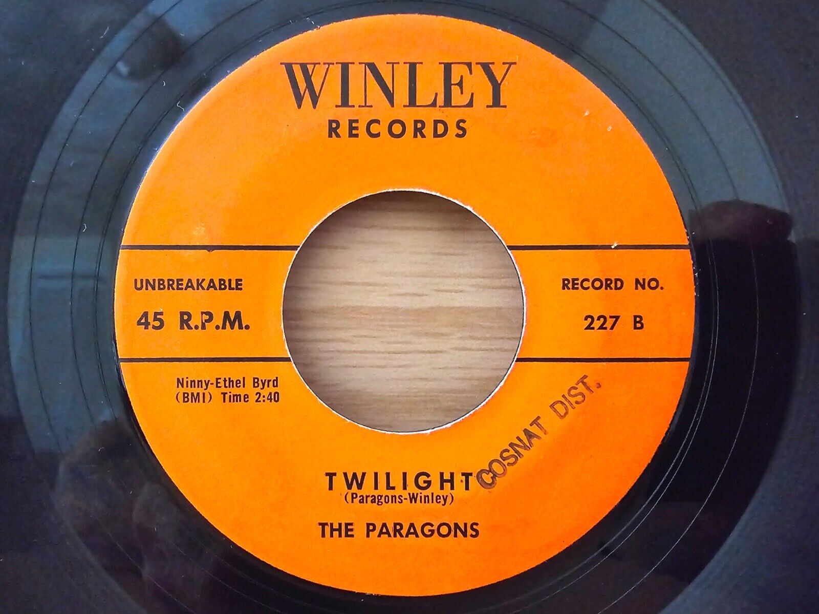 popsike.com - Paragons "The Vows of Love" on Winley 227 from 1958 "Wows ...