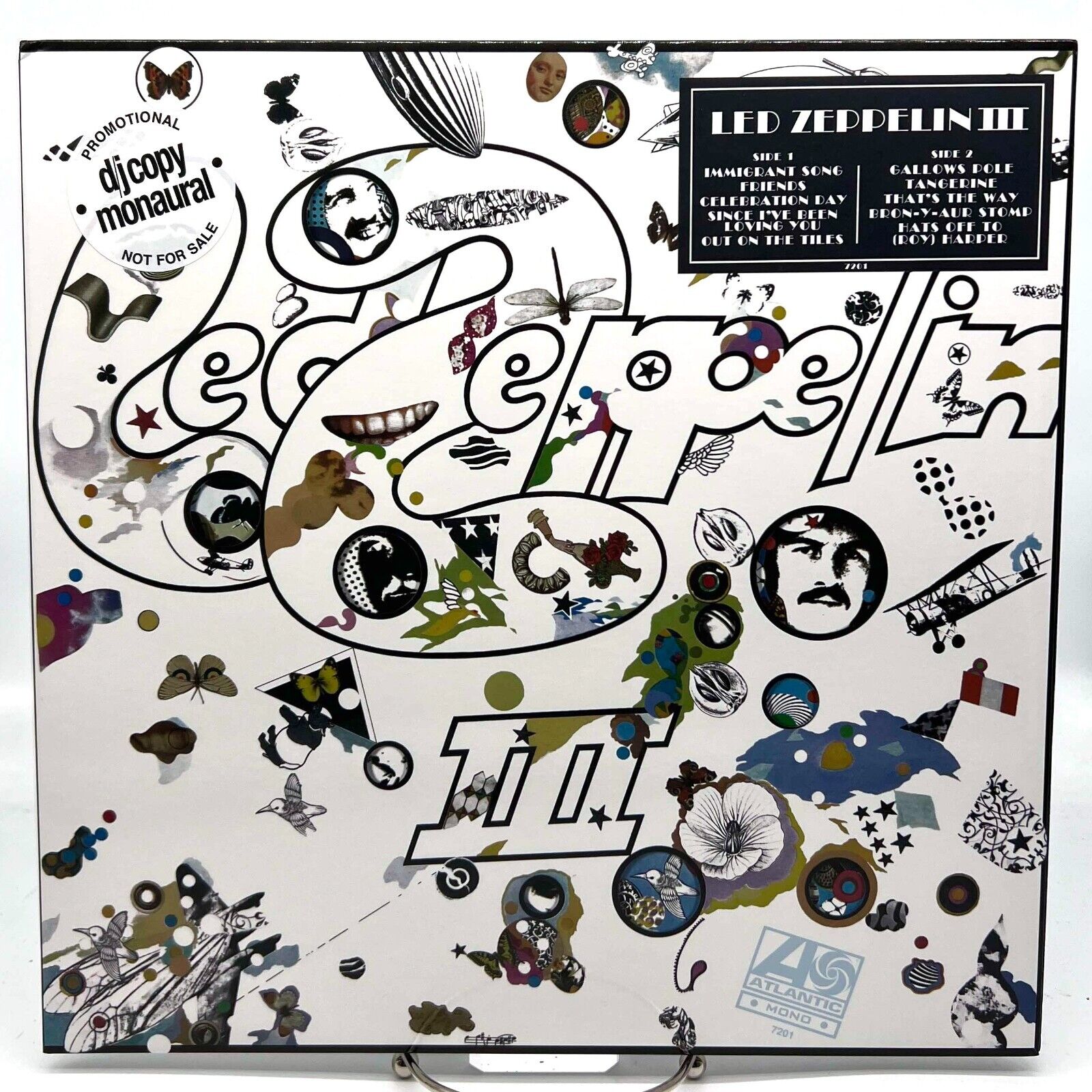 popsike.com - LED ZEPPELIN III Purple Vinyl Reissue WHITE LABEL DJ ...