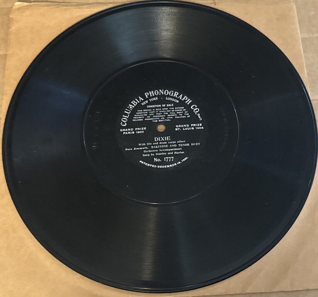 popsike.com - Early One Sided Columbia 78 RPM Stanley & Harlan - Dixie ...