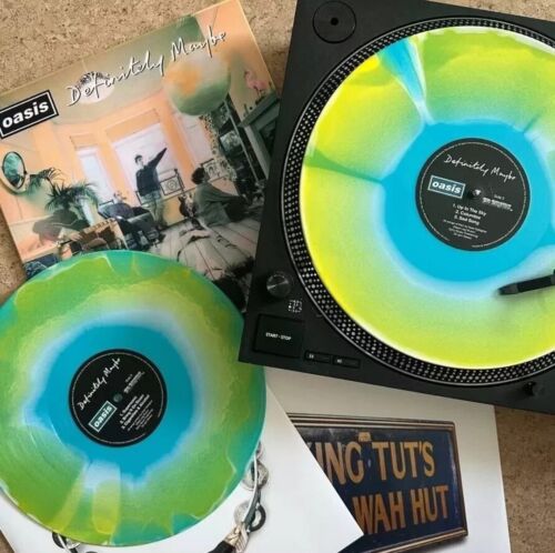 popsike.com - OASIS DEFINITELY MAYBE 30th ANNIVERSARY BLOOD RECORDS TRI ...