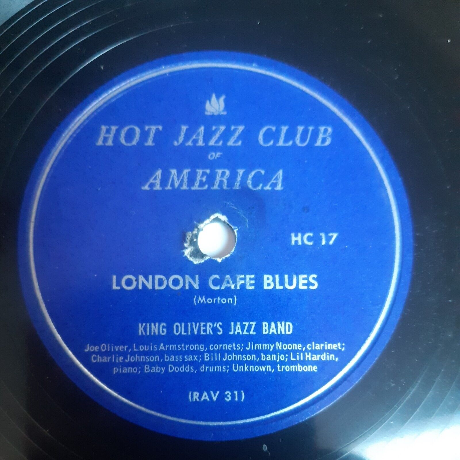 popsike.com - HOT JAZZ CLUB OF AMERICA HC 17 King Oliver's Jazz Band ...