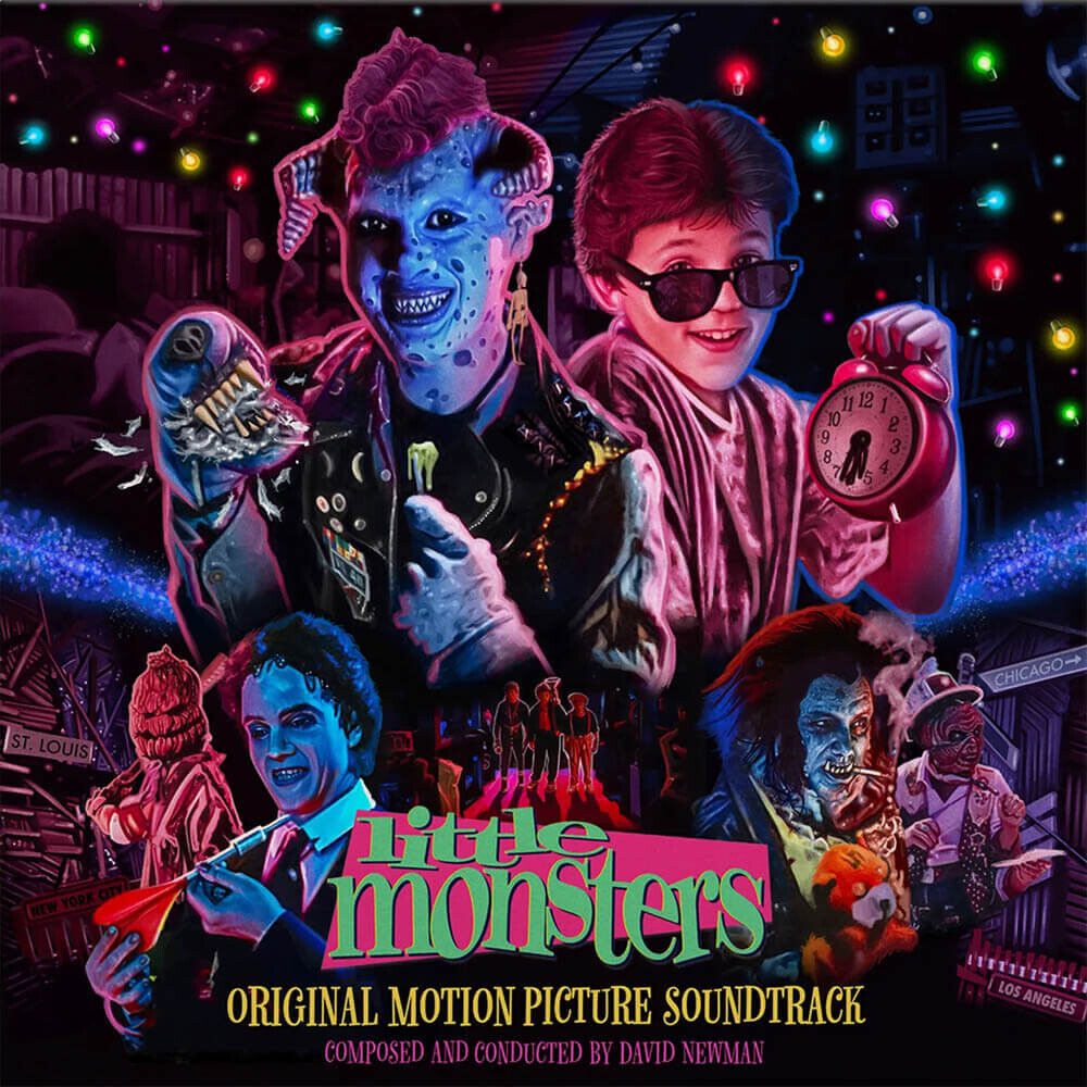 popsike.com - David Newman - Little Monsters Soundtrack Vinyl LP X 2 ...