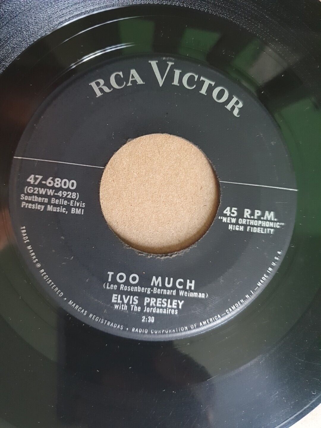 popsike.com - Elvis Presley RCA 47-6800 Playing For Keeps/Too Much NO ...