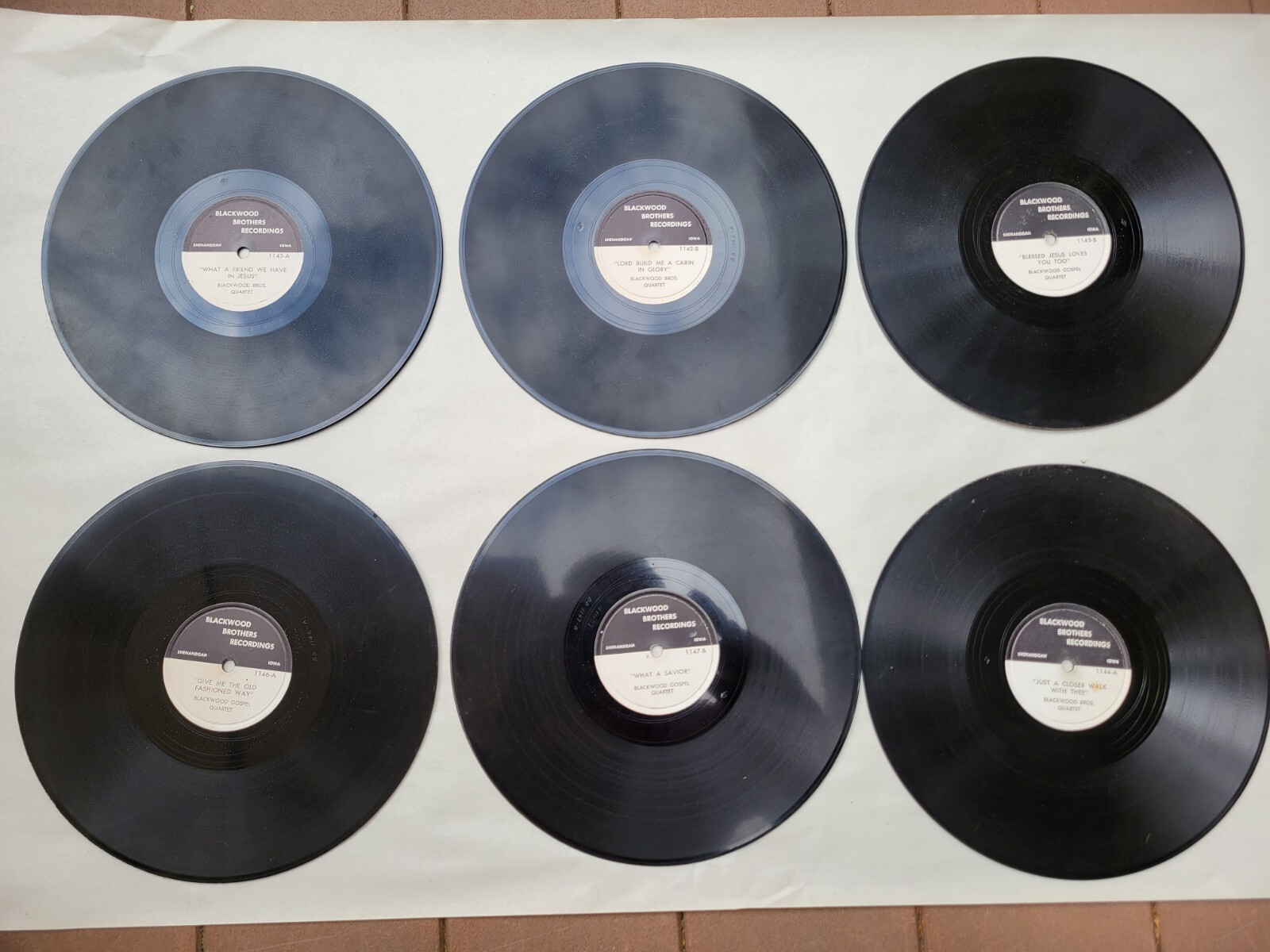 popsike.com - 1940's Blackwood Brothers Gospel Music, 6 Record Set, Vtg ...
