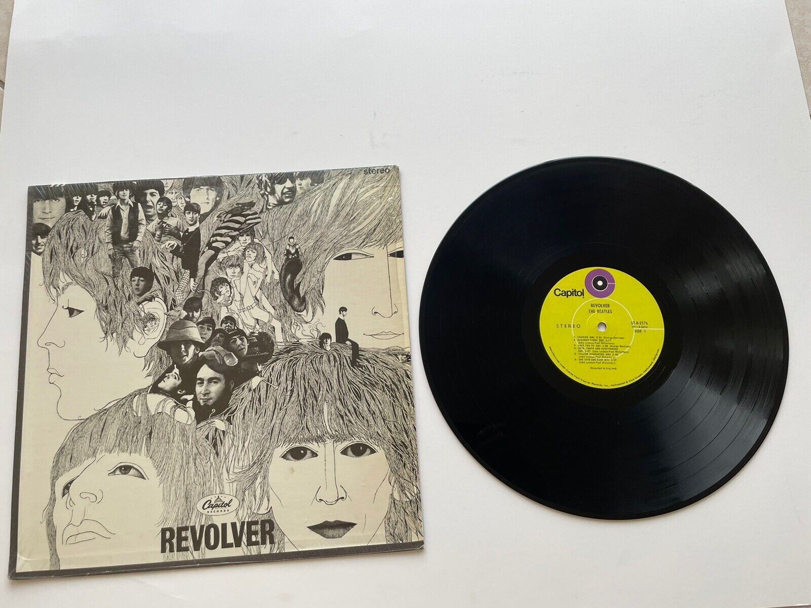 popsike.com - Beatles - Revolver US 1966 Green Capitol Club LP EX In ...