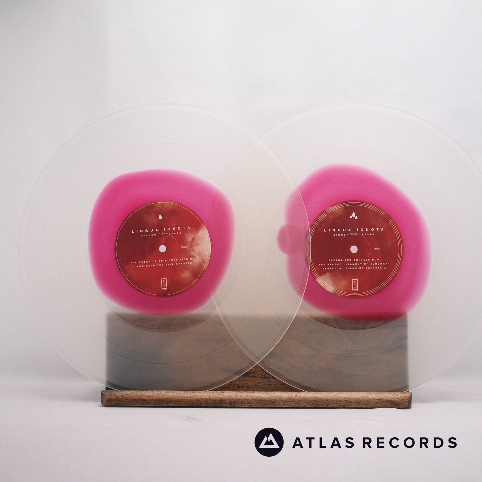 popsike.com - Lingua Ignota Sinner Get Ready Red In Clear Double LP ...