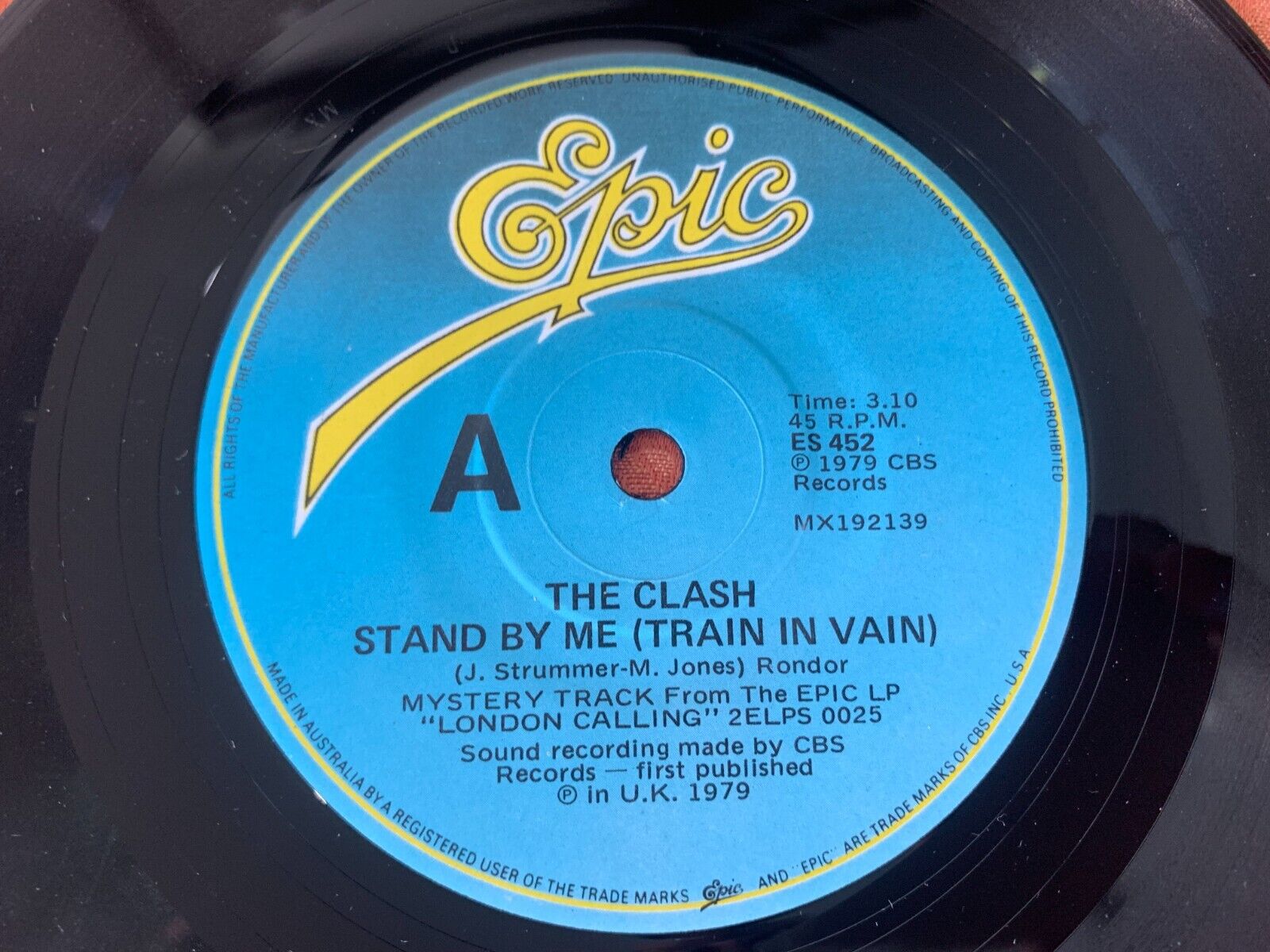 popsike.com - The Clash Train In Vain Stand By Me AUSTRALIAN Rare ...