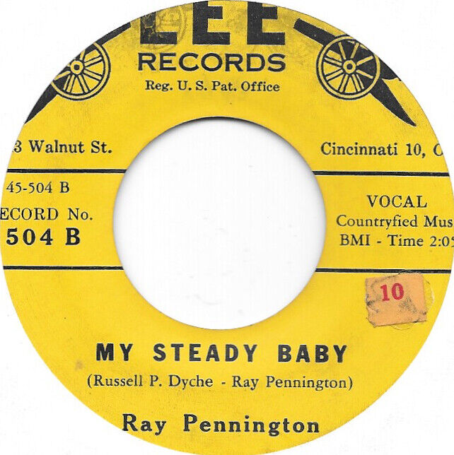 popsike.com - RAY PENNINGTON My Steady Baby on Lee rockabilly 45 HEAR - auction details