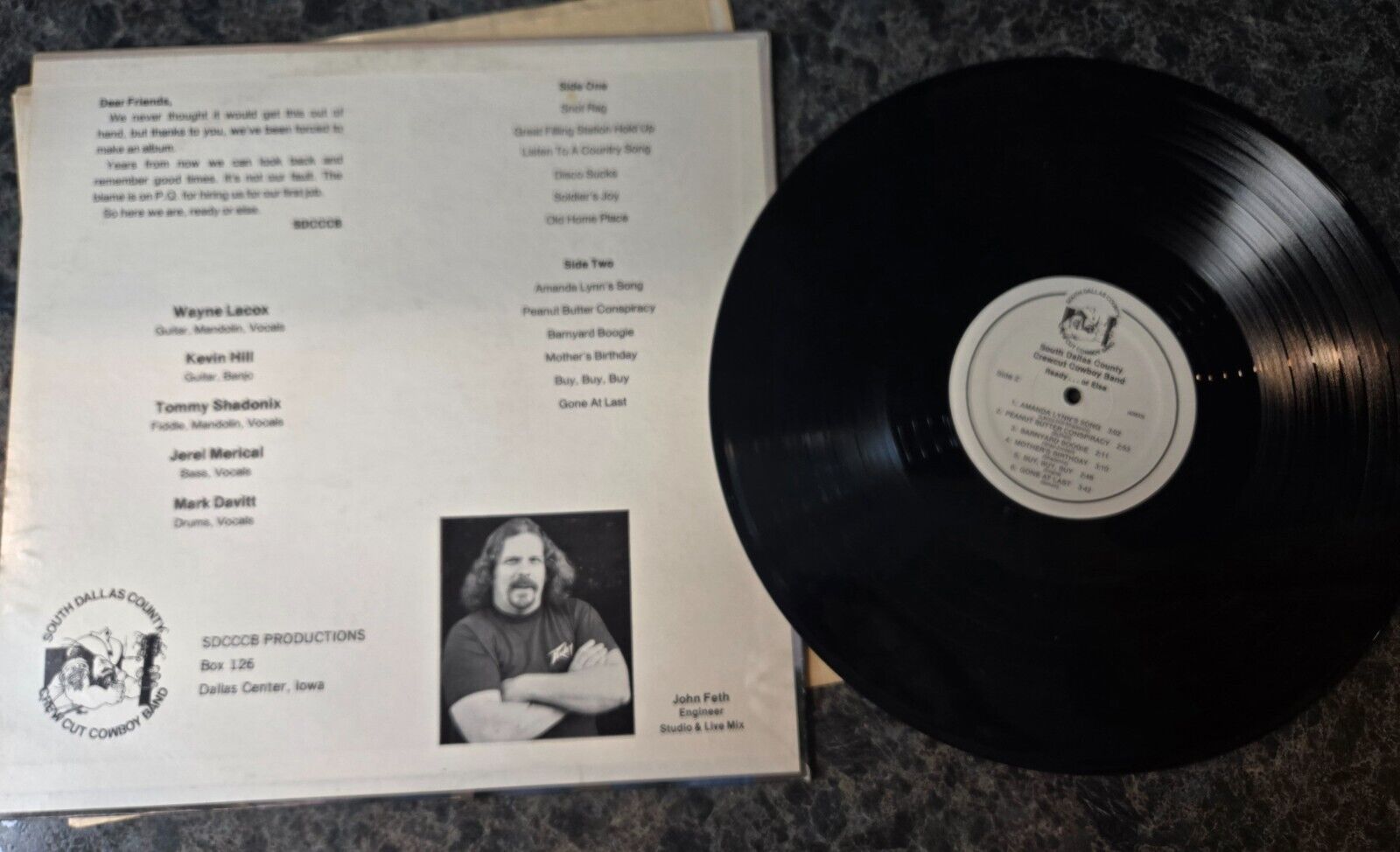 popsike.com - South Dallas County Crewcut Cowboy Band Vinyl Record ...