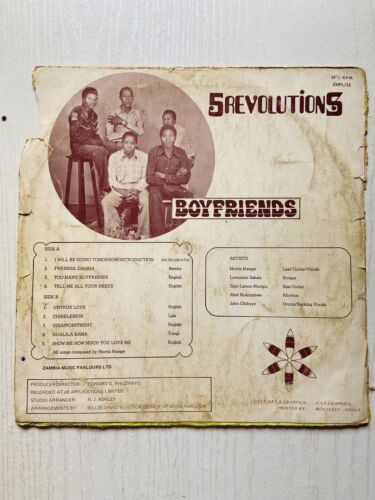 popsike.com - 5 Revolutions – Boyfriends - RARE ZAMROCK – ZMPL 12 ...