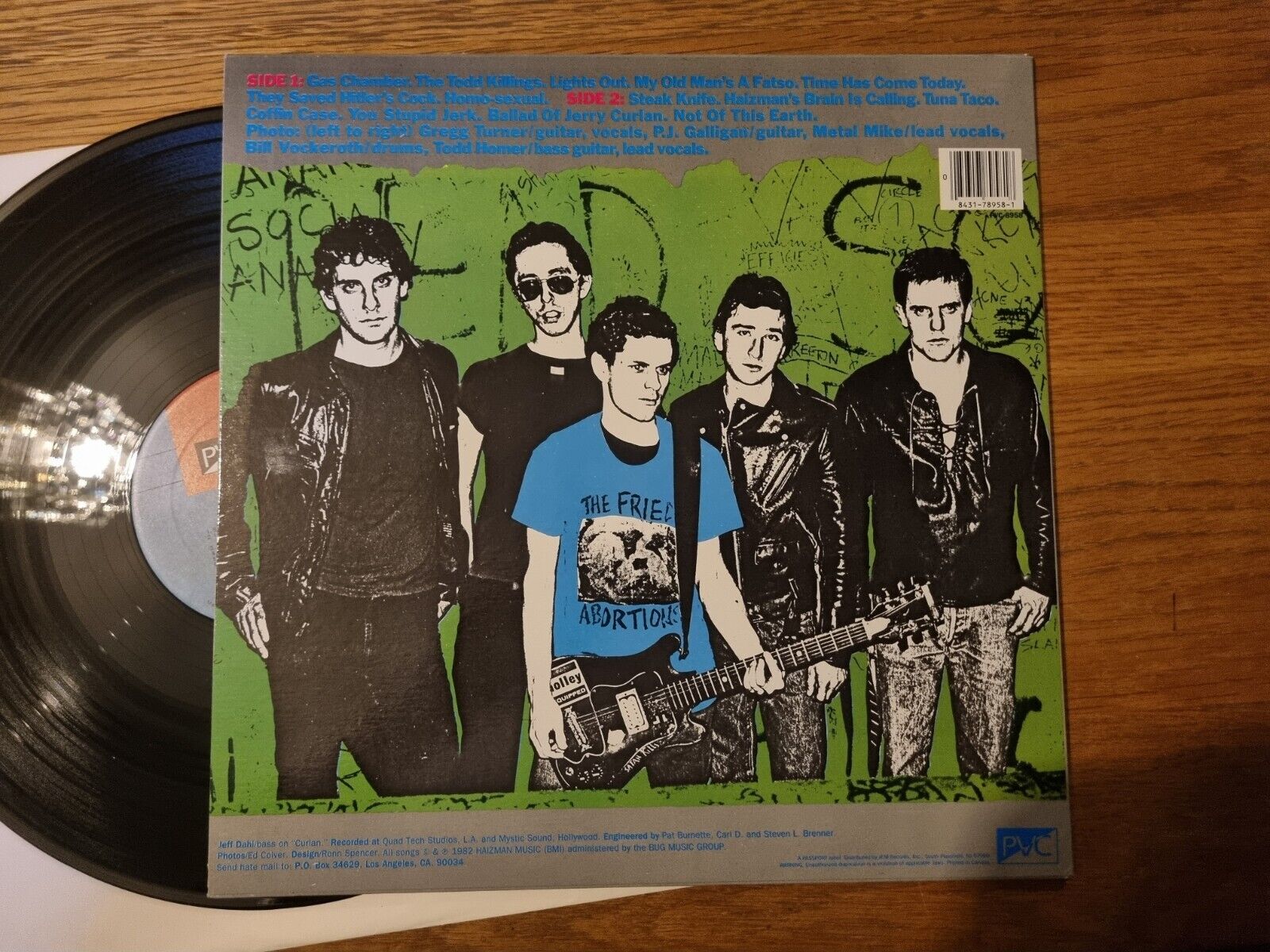popsike.com - ANGRY SAMOANS – BACK FROM SAMOA 1987 PVC Records PUNK ...
