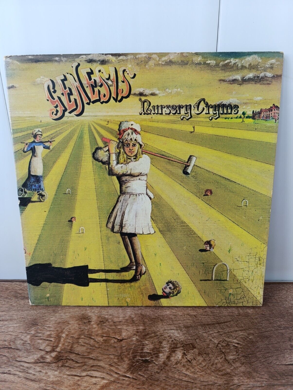 popsike.com - Genesis – Nursery Cryme 1971 Pink Scroll Charisma Label ...