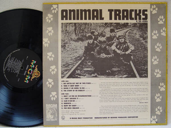 popsike.com - THE ANIMALS - Animal Tracks LP (1st US MONO Pressing on ...