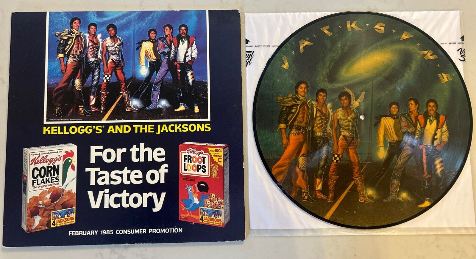 popsike.com - Kellogg’s and the Jacksons-For the Taste of Victory RARE ...