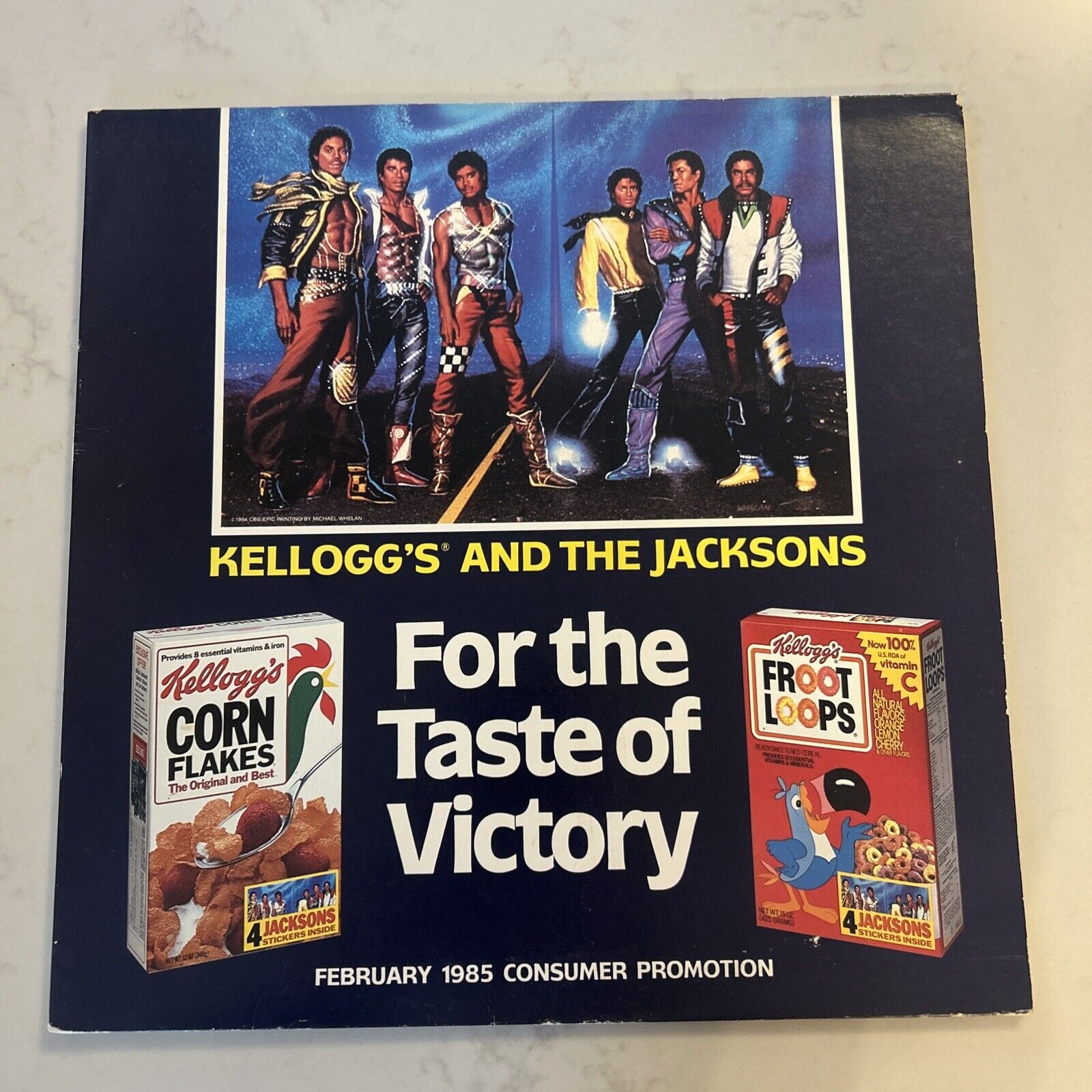 popsike.com - Kellogg’s and the Jacksons-For the Taste of Victory RARE ...