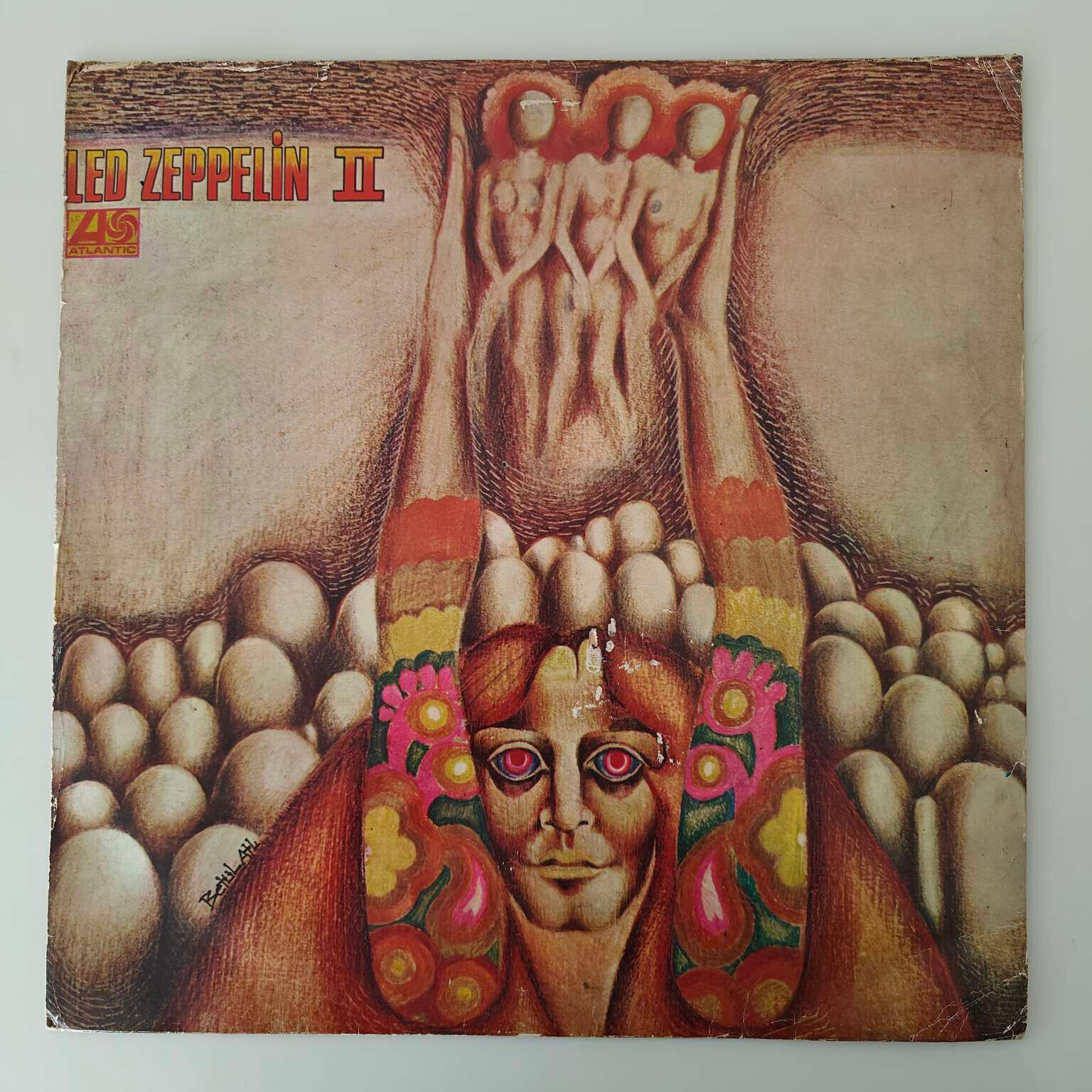 popsike.com - Led Zeppelin II Turkey, unique cover designed by Betül ...