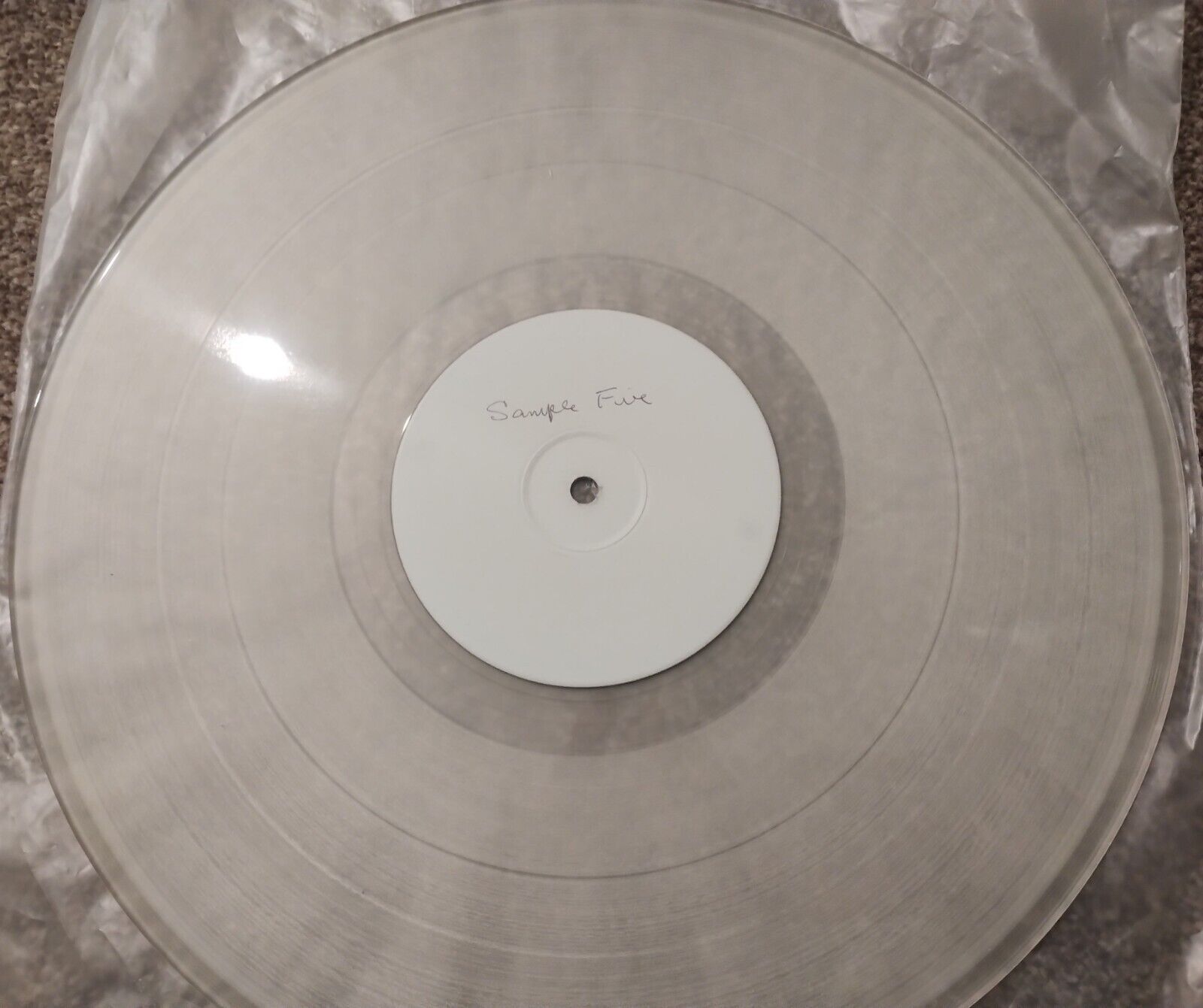 popsike.com - AC/DC Thunderstruck UK Clear Vinyl 1990 Sample Test ...