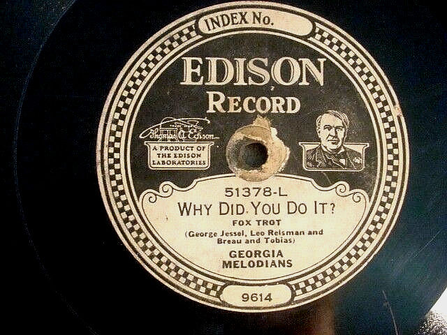 popsike.com - 78 : EDISON 51387-GEORGIA MELODIANS/HARRY RADERMAN-WHY ...