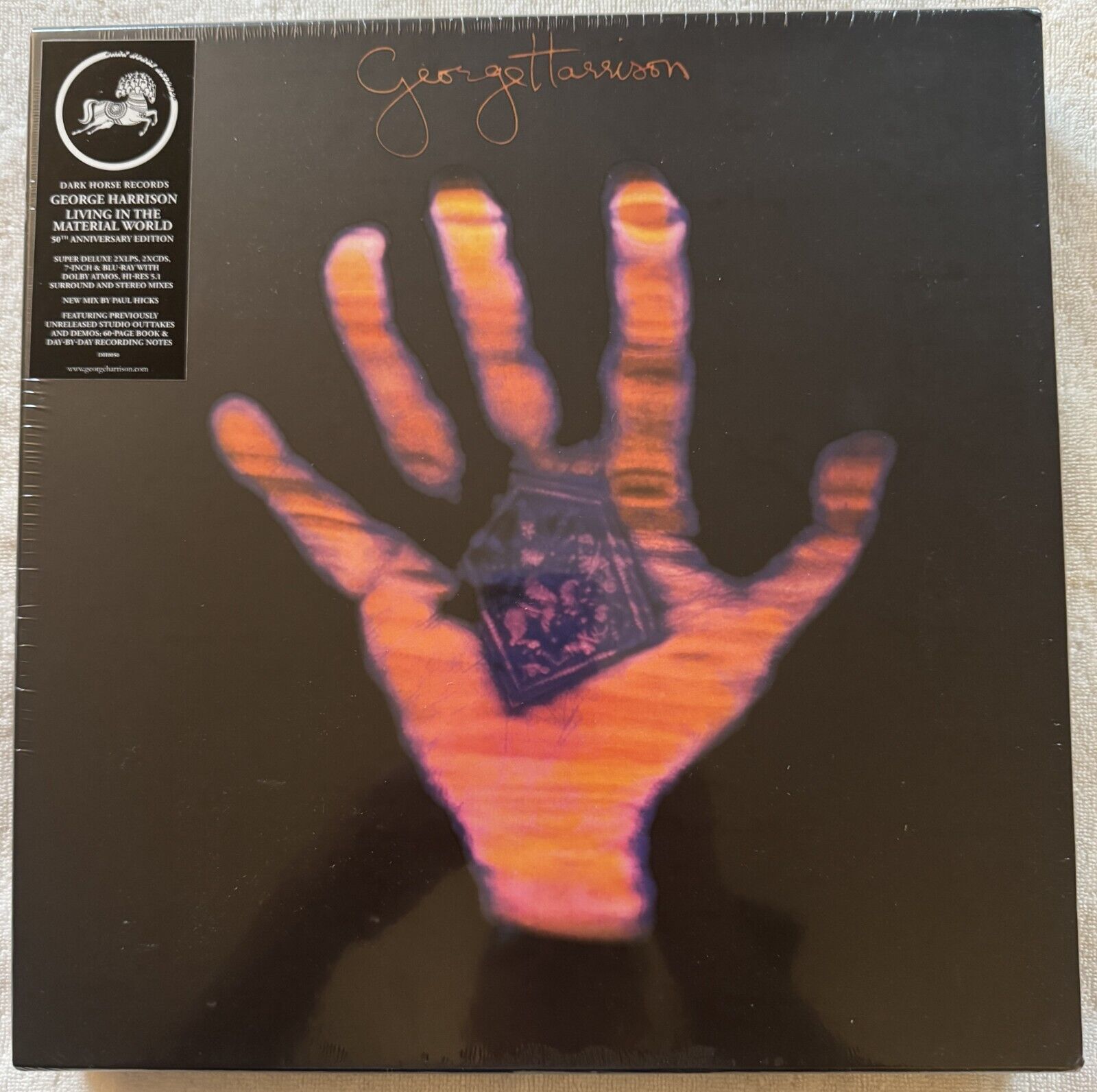 popsike.com - GEORGE HARRISON - Living In The Material World - Super ...