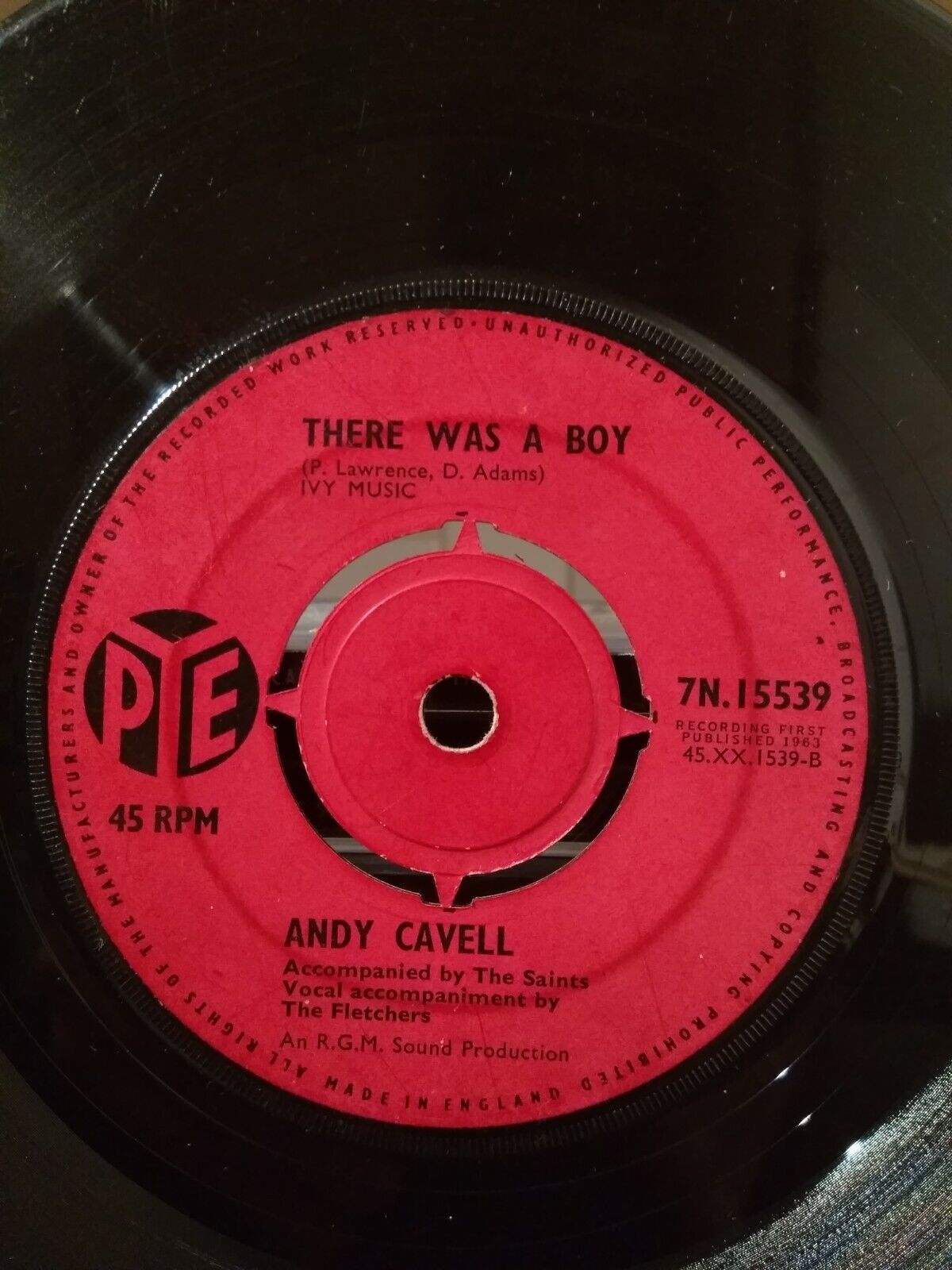 popsike.com - ANDY CAVELL- ANDY 7'' SINGLE [JOE MEEK RGM PRODUCTION ...