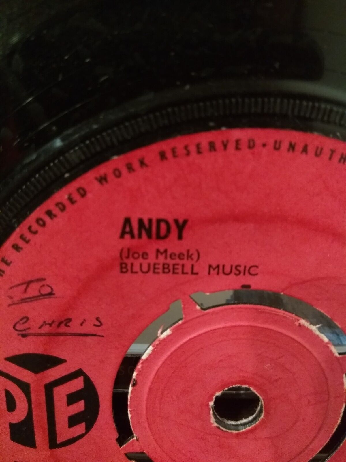 popsike.com - ANDY CAVELL- ANDY 7'' SINGLE [JOE MEEK RGM PRODUCTION ...