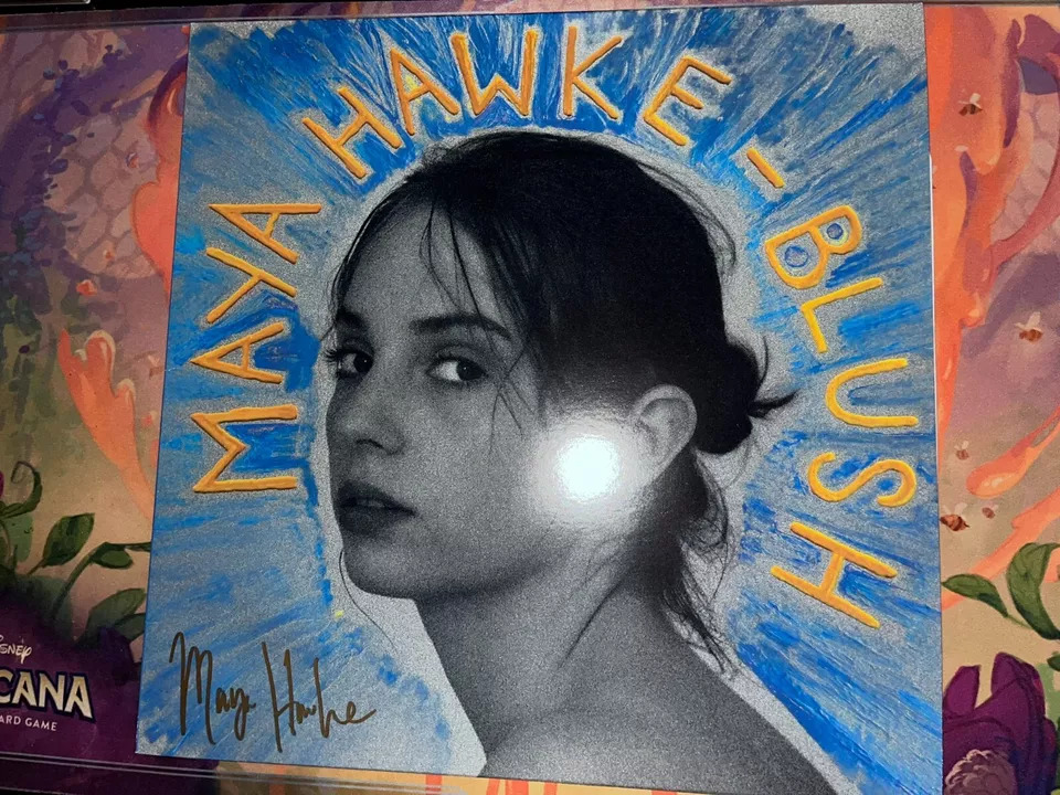 popsike.com - Maya Hawk Blush Signed In Gold Vinyl Record Autographed ...