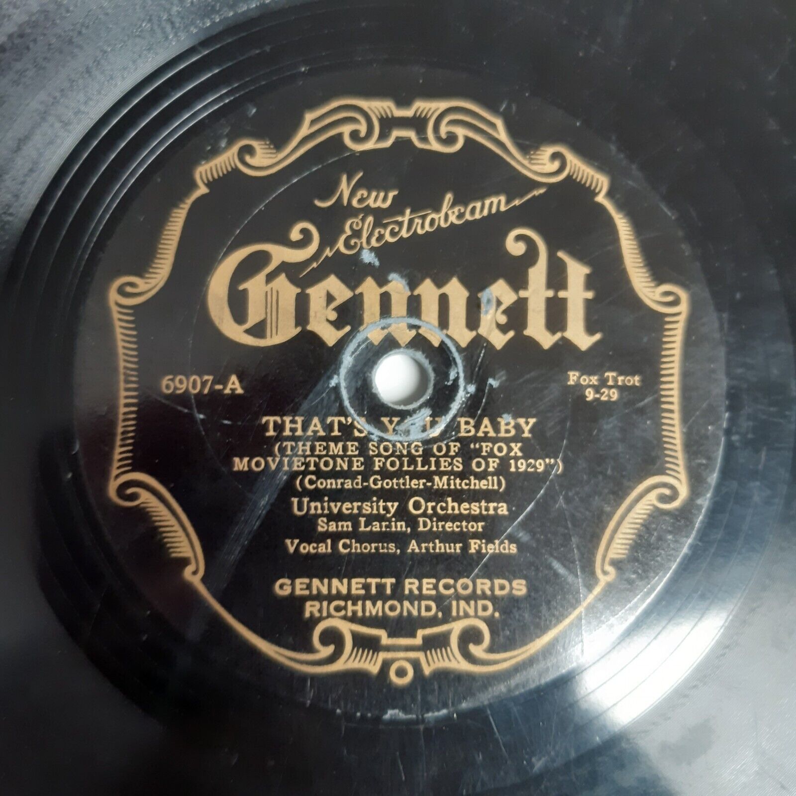 popsike.com - GENNETT 6907 Ernie Golden / Sam Lanin University ...