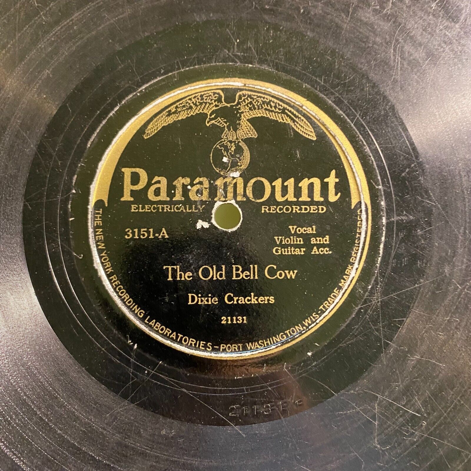 popsike.com - Prewar Country 78 Dixie Crackers Paramount 3151 The Old ...