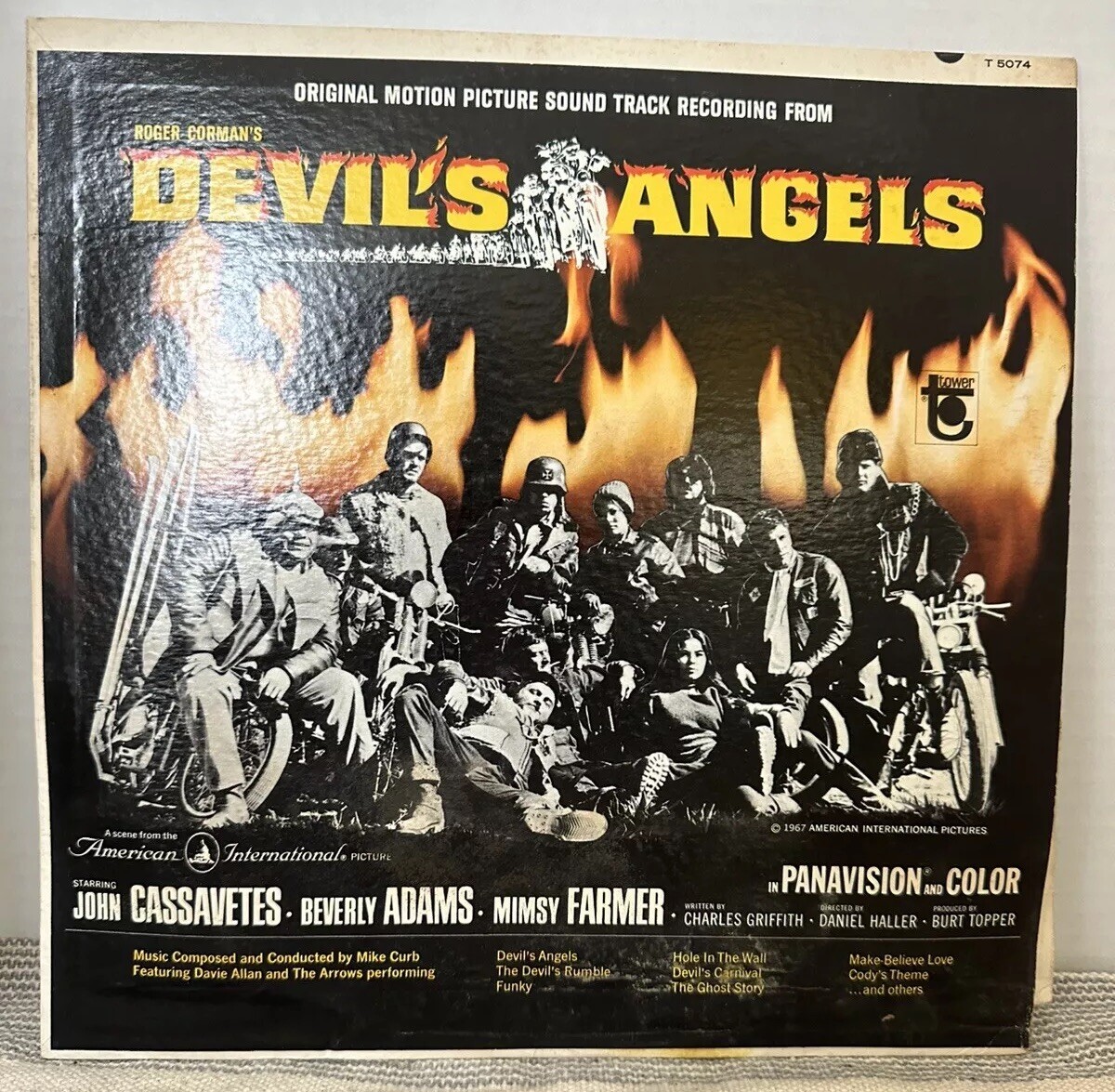 popsike.com - LP DEVIL'S ANGELS DAVIE ALLAN & THE ARROWS 1967 TOWER OR PRESS PSYCH - auction details