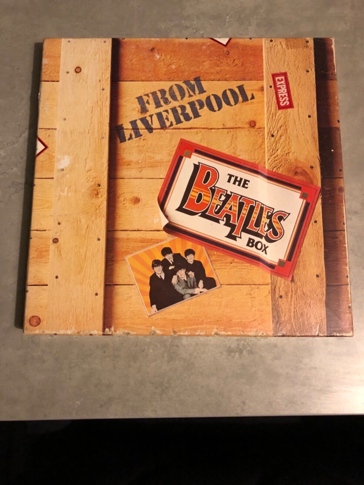 popsike.com - THE BEATLES BOX FROM LIVERPOOL, WORLD RECORDS 8 CASSETTE ...