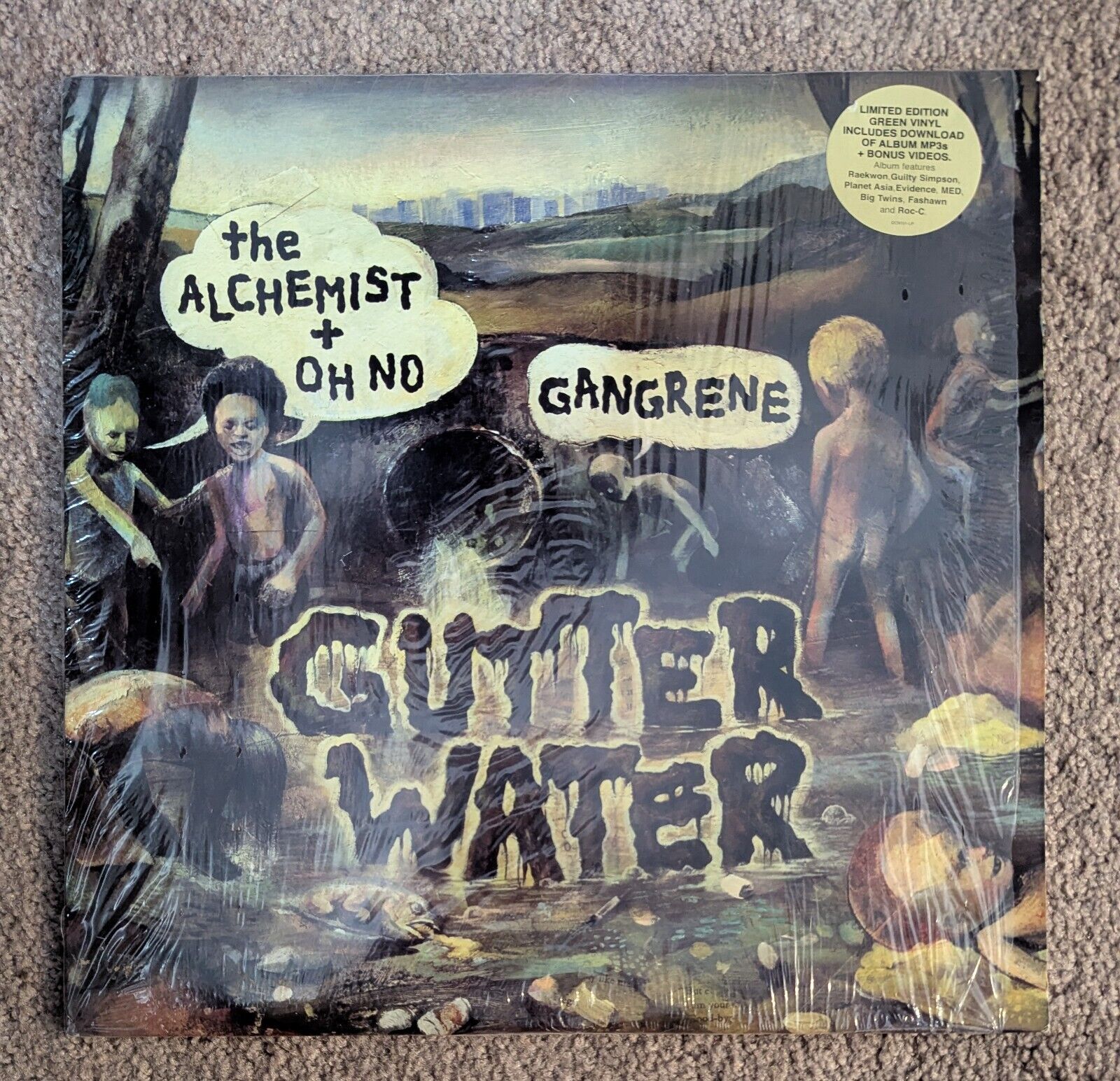 popsike.com - GANGRENE GUTTER WATER ALCHEMIST OH NO RARE GREEN VINYL ...