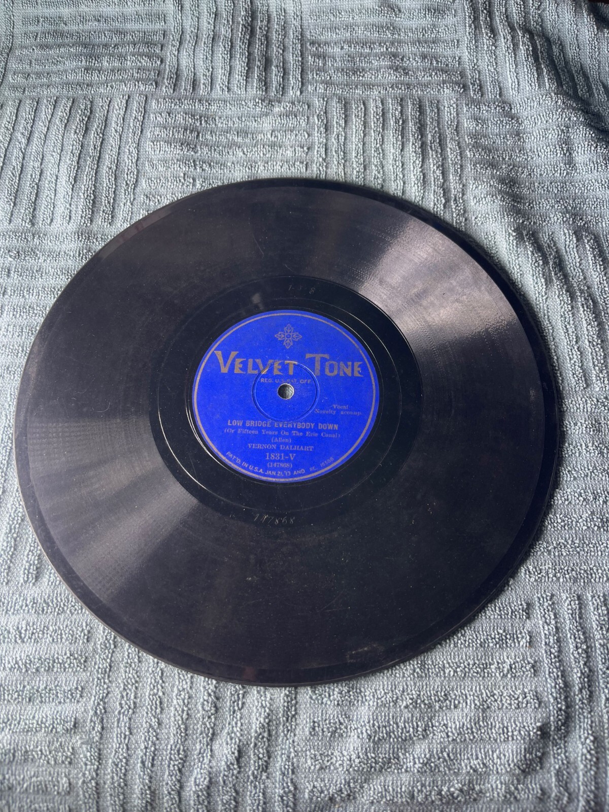popsike.com - VELVET TONE Record 78 rpm 1831 LOW BRIDGE EVERYBODY DOWN ...