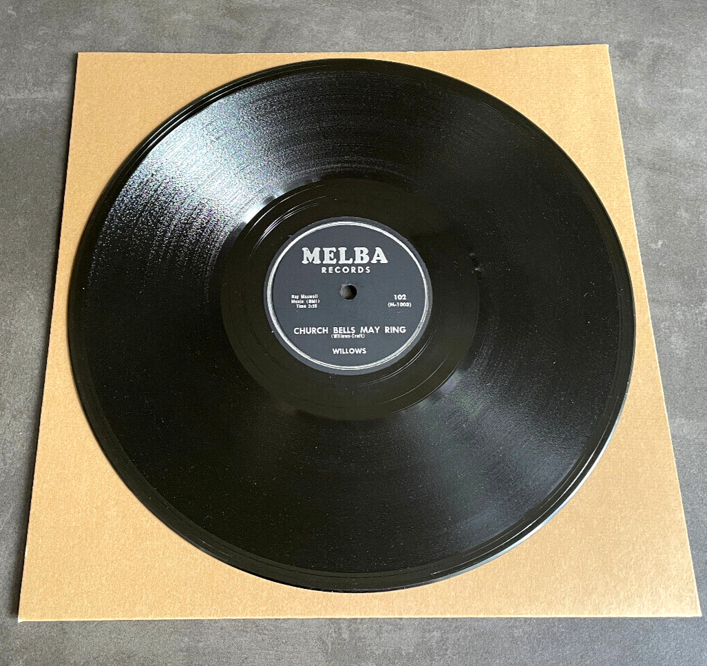 popsike.com - 78 rpm Willows - Church Bells May Ring - US Melba Doo Wop ...