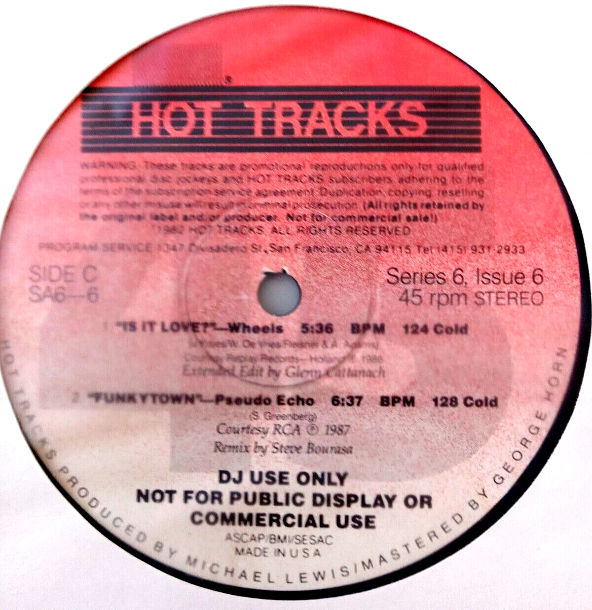 popsike.com - HOT TRACKS Series 6 Issue 6 WHITNEY HOUSTON Janet Jackson ...