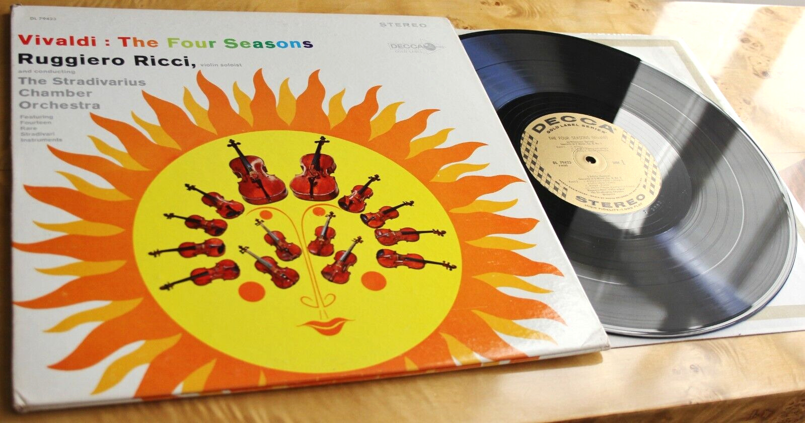 popsike.com - Vivaldi: The Four Seasons - Ruggiero Ricci **Decca DL ...