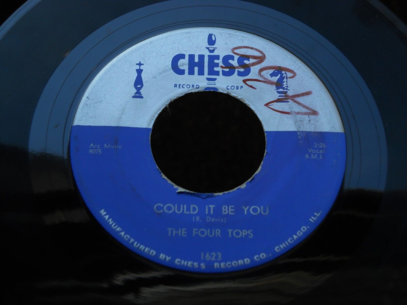 popsike.com - Z25 CHESS 1623 DOO WOP ROCKER THE FOUR TOPS COULD IT BE ...