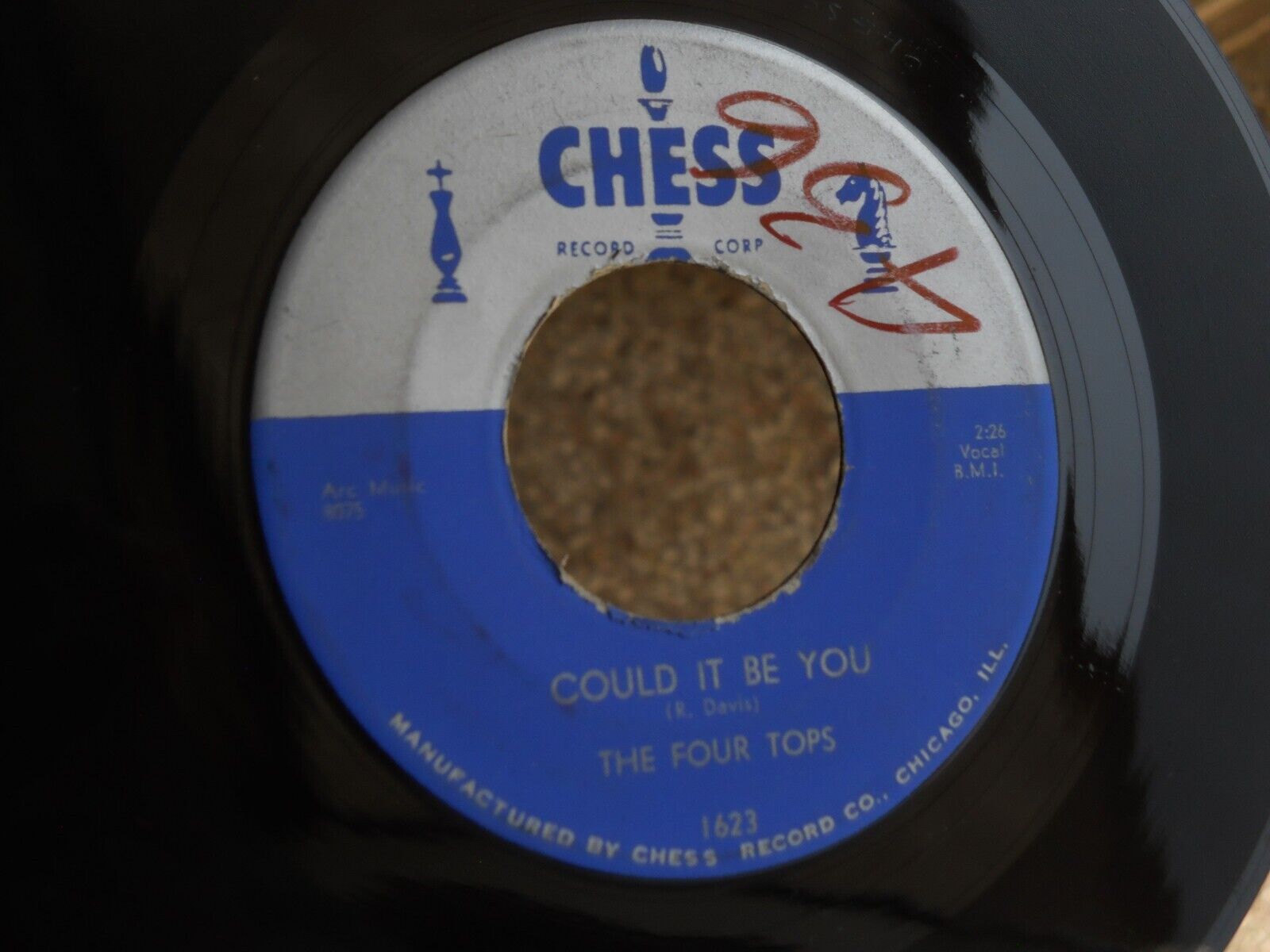 popsike.com - Z25 CHESS 1623 DOO WOP ROCKER THE FOUR TOPS COULD IT BE ...
