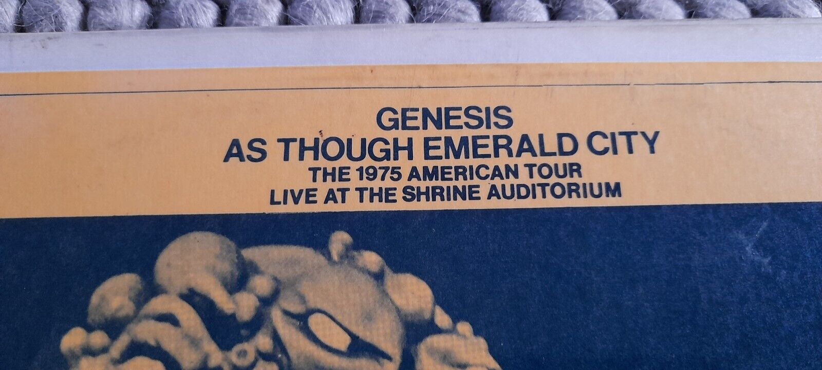 popsike.com - GENESIS - AS THOUGH EMERALD CITY LIVE AT THE SHRINE ...