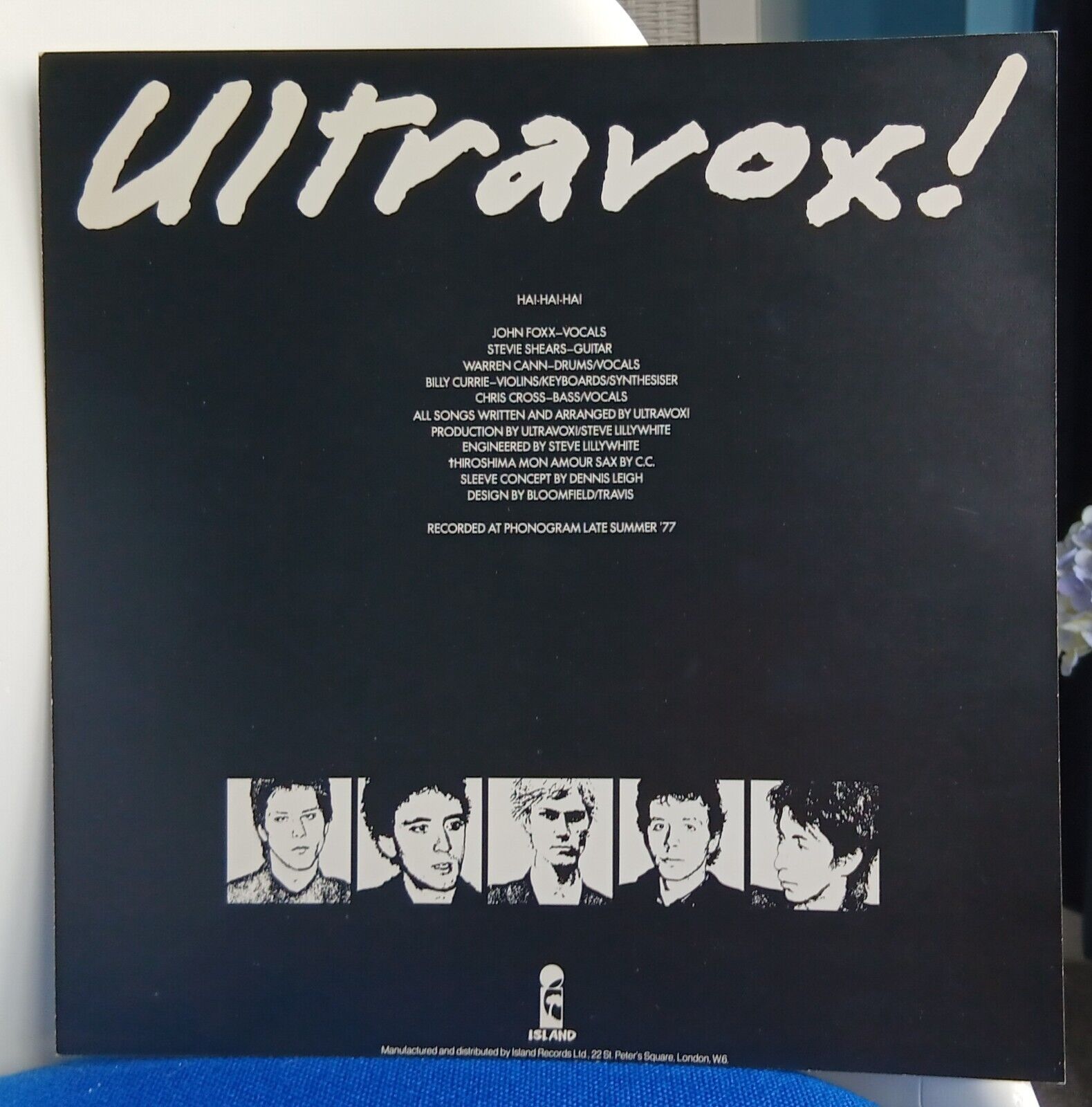 popsike.com - LP ULTRAVOX ULTRAVOX - Ha Ha Ha UK Island Original UK ...