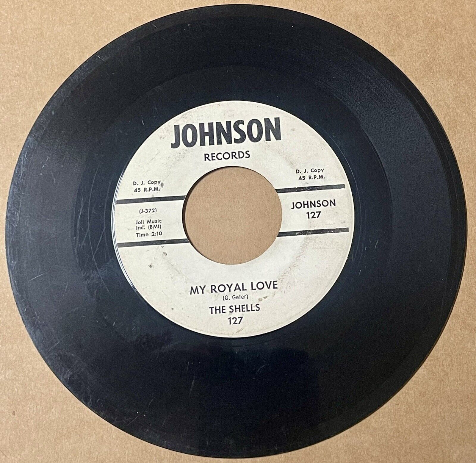 popsike.com - The Shells 1963 DOO WOP 45 On My Honor / My Royal Love ...