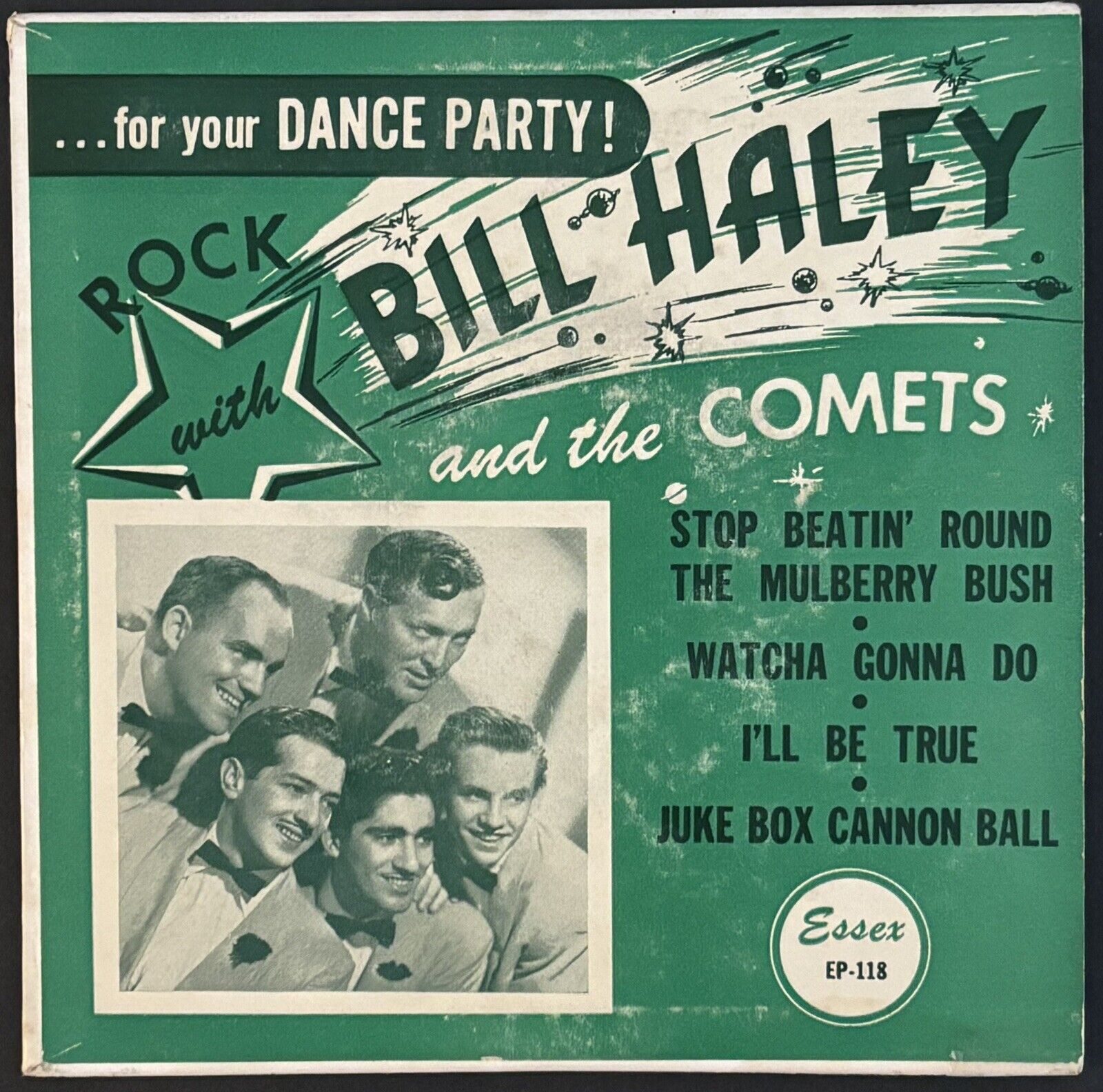 popsike.com - Rock With Bill Haley And The Comets Rare Original EP-118 ...