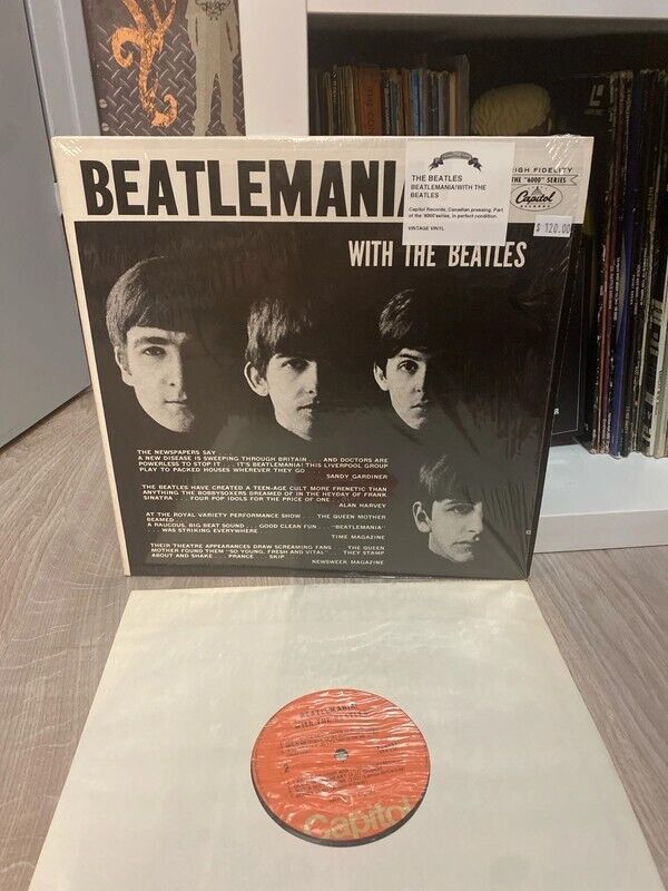 popsike.com - BEATLEMANIA With The Beatles - VINTAGE Vinyl - T6051 ...