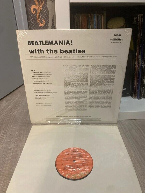 popsike.com - BEATLEMANIA With The Beatles - VINTAGE Vinyl - T6051 ...