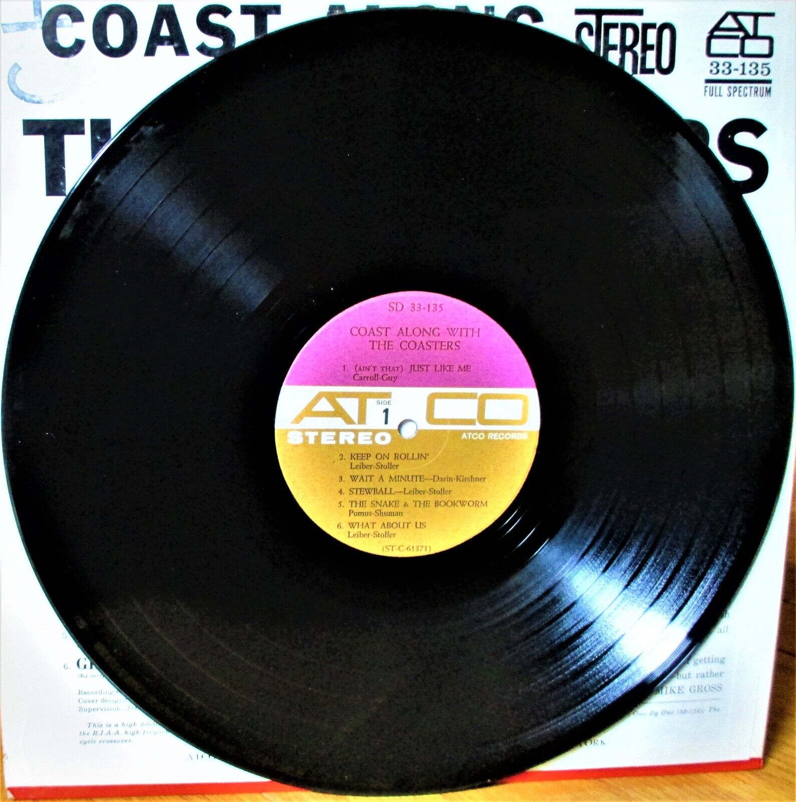 popsike.com - ORIG 1962 Atco STEREO Lp R&B Coast Along With The ...