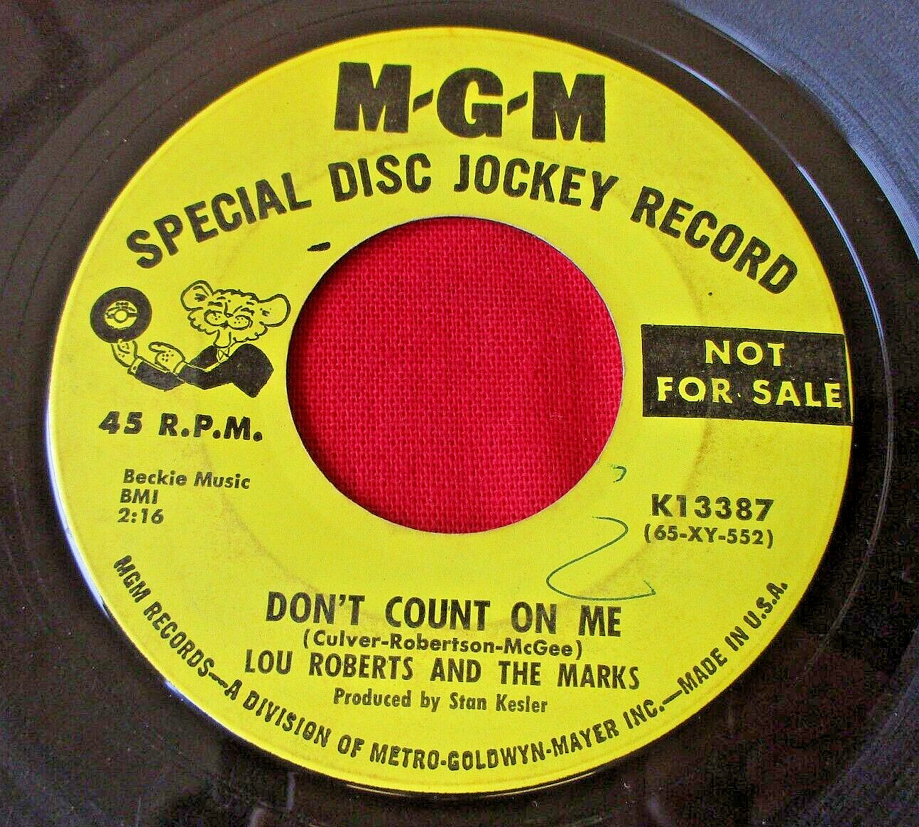 popsike.com - LOU ROBERTS & THE MARKS 45 rpm MGM K13387 NORTHERN SOUL ...