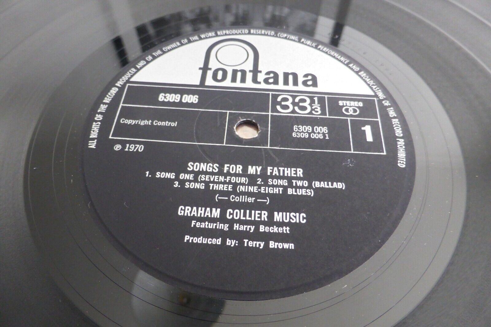 popsike.com - Graham Collier ft. Harry Beckett Songs for My Father UK ...