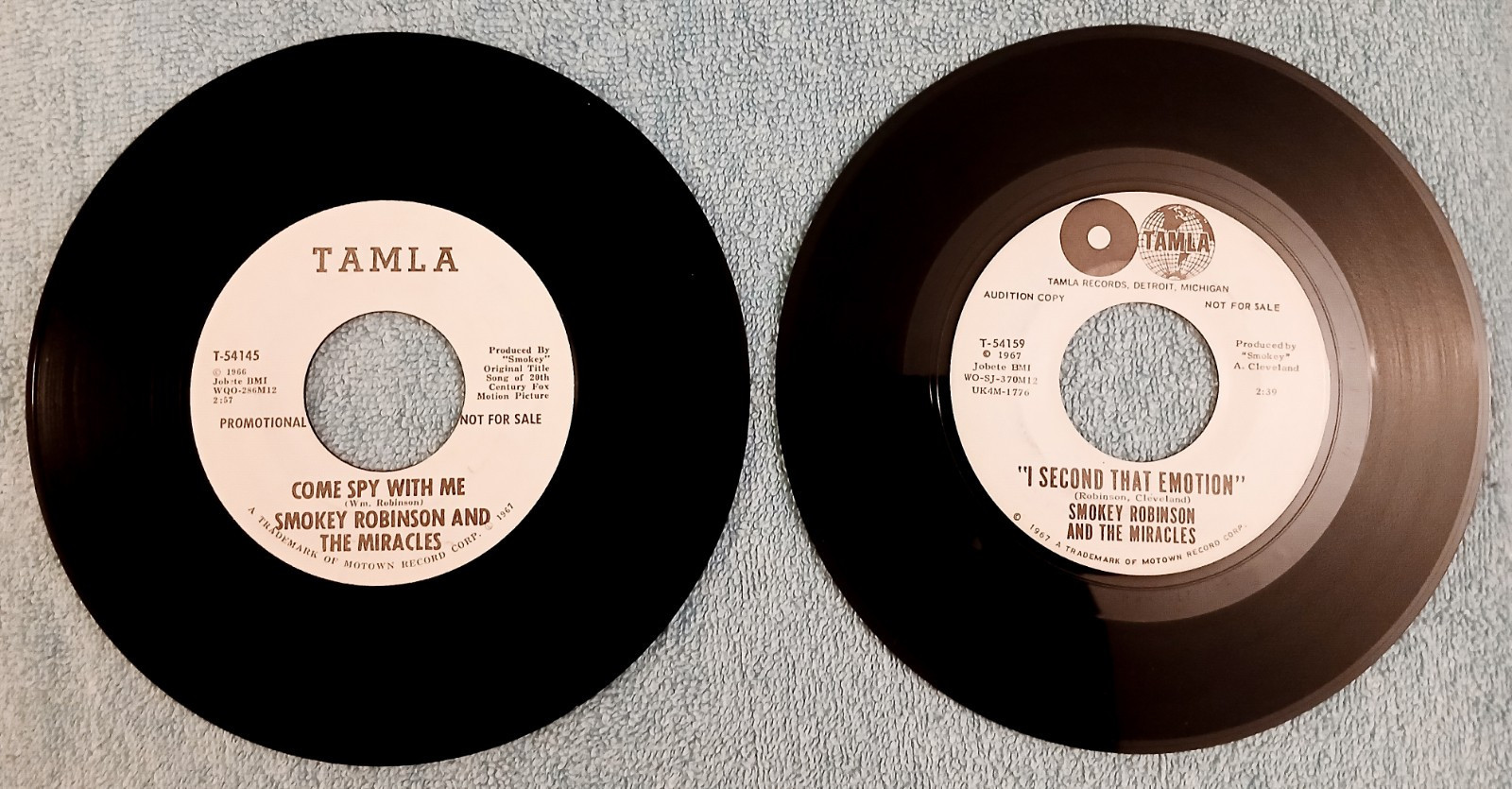 popsike.com - Two 1967 Smokey Robinson PROMOS- Love I Saw In You ...