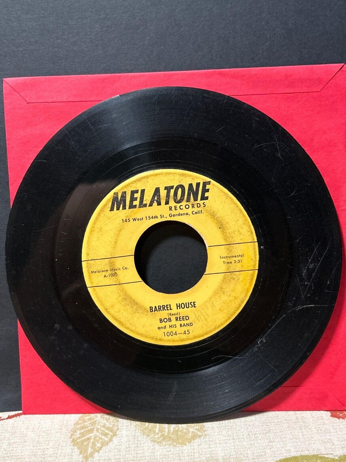 popsike.com - *HEAR* VG • BOB REED: malibu / barrel house MELATONE 7 ...