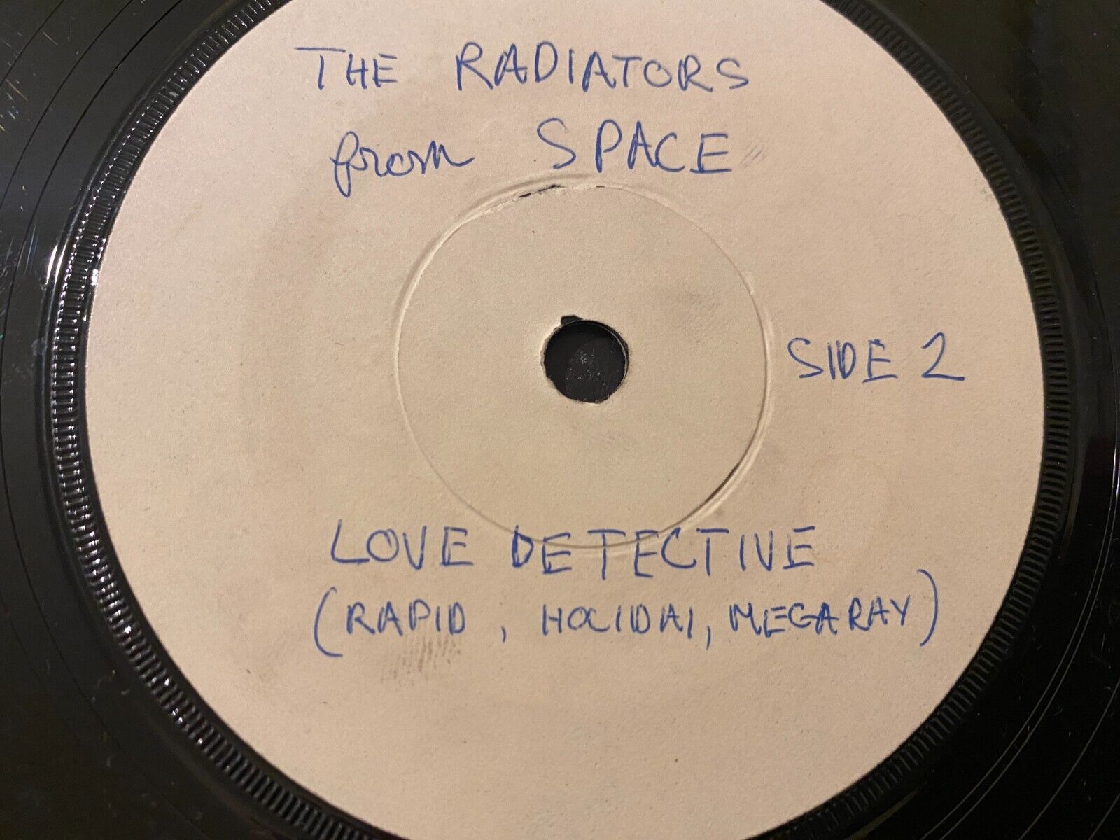 popsike.com - THE RADIATORS FROM SPACE - Television Screen - 7" WHITE ...